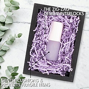 MagicWater Supply Crinkle Cut Paper Shred Filler (1 LB) for Gift Wrapping & Basket Filling - Lavender