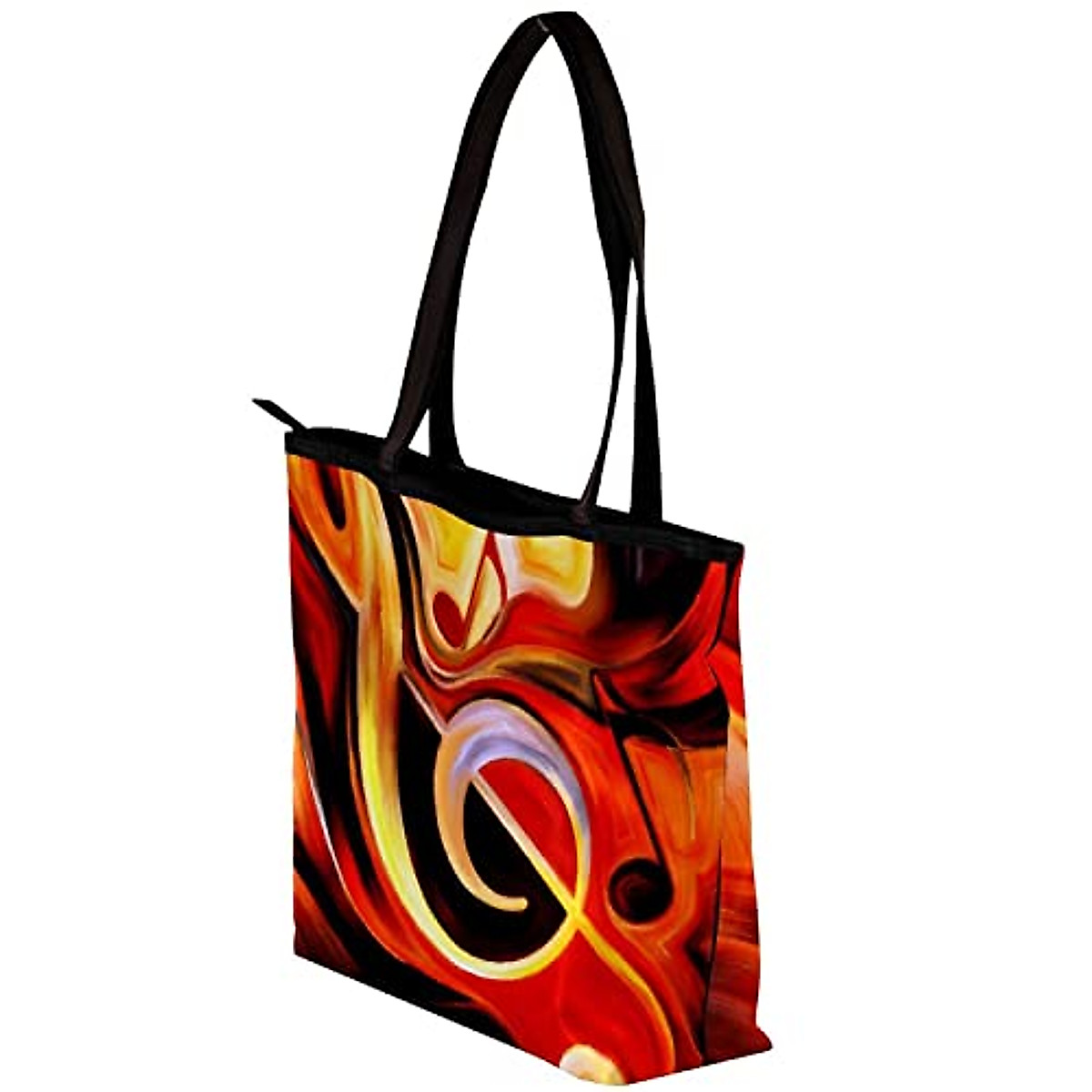 TFCOCFT Purses for Women, Tote Bag, Bags for Women, Womens Handbags, red music notes pattern