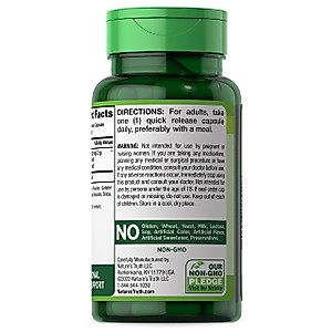 Nature's Truth Ceylon Cinnamon Pill Capsules | 2000mg | Non-GMO & Gluten Free Supplement