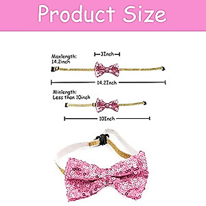 Dog Birthday Party Supplies-Dog Birthday Set with Dog Bandanas,Dog Hat，Dog Collar and Birthday Banner,Dog Party Decorations for Small Medium Large Dog Pet. (Pink)