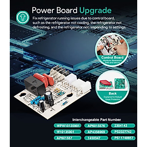 W10135901 Refrigerator Control Board Replacement for Whirlpool W10135901 AP6015576 PS11748857 WPW10135901
