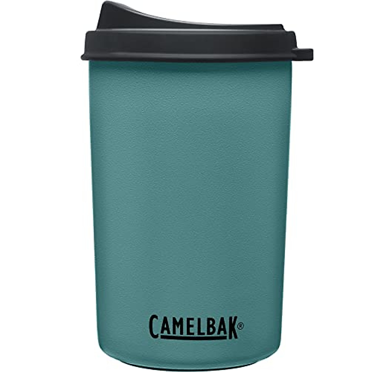 CamelBak MultiBev Water Bottle & Travel Cup – Vacuum Insulated Stainless Steel – Coastal/Lagoon – 17 oz bottle & 12 oz cup