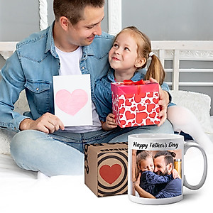 Custom Photo Coffee Mug, Personalized Mug w/Picture, Text, Name - Personalized Gifts for Mom, Boyfriend, Girlfriend, Best Friend, Christmas Gifts, Party Favors Mug 11oz White Wholesale