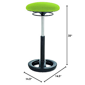 Safco Products Twixt Active Seating Extended Height, Green