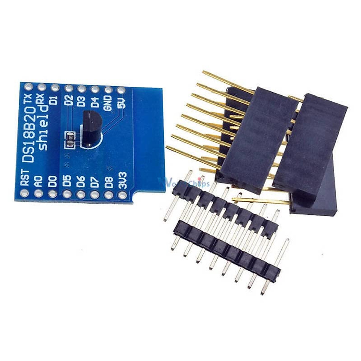DS18B20 Temperature Sensor Shield for Wemos D1 Mini Wemos D1 Mini WiFi Extension Board Compatible for Arduino OTA