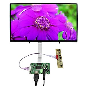 13.3 inch 1920x1080 FHD 400nit 30pin eDP IPS LCD Screen and HDMI Controller Board, for Raspberry PI/Smart Mirror/DIY sub Display
