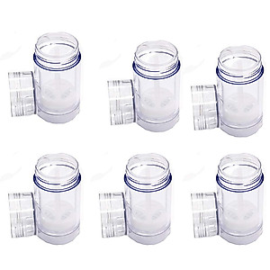 Clear Empty Plastic Round Deodorant Containers,Round Shape Bottom Filling Stick Deodorant Container Twist Up Stick Tube (C)
