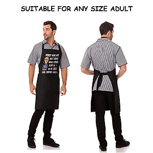 All Prime Outlet Nobody Knows More About Cooking Than Me. Nobody. Believe Me. I Am The Best Cook. Everyone Agrees - Funny Apron -100% Cotton - Universal Size - Adjustable Neck Strap - 2 Pockets