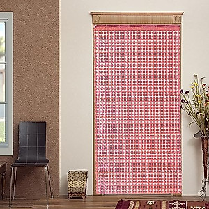 Tainrunse Sparkling Rectangle Backdrop Foil Fringe Curtain Shimmering Metallic for Durable Party Wall Decoration Reflective Pet Background with Self-Adhesive Rose Gold
