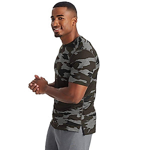 C9 Champion Men's Modern Training Tee, Excursion Camo/Ebony, XL