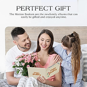 Customisable Happy Birthday Video Greeting Card – 4.3" LCD Display, Rechargeable, Built-in Speaker, DIY Gift for Friends and Family