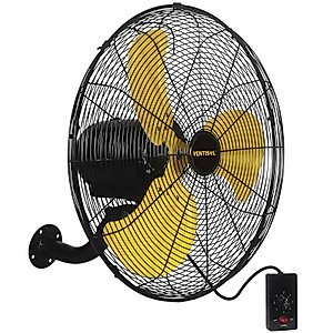 VENTISOL 20 Inch High Velocity Oscillation Wall Mounted Fan for Porch, Greenhouse,Workshop,Home, Patio,-3 Speed Wall Fan Oscillating-4,950CFM - Household,Commercial,Industrial Use