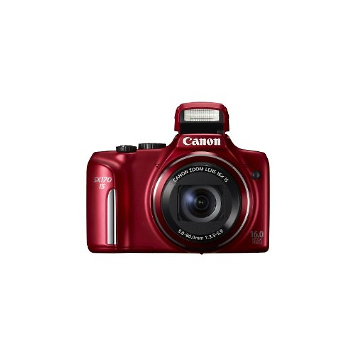 Canon PowerShot SX170 IS 16.0 MP Digital Camera, Red (discontinued by manufacturer)