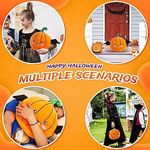 CozyWorld Pumpkin Bat Demon Plush Pillow Stuffed Animal Super Soft Sofa Cushion Stretchy Plushy Toy Halloween Party Decors Birthday 13”