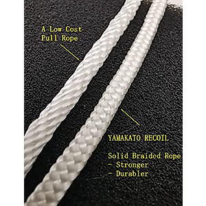 YAMAKATO Predator 212 Ct200u Pull Start Assembly w/Pull Cord for Honda Clones Recoil Starter Generator Coleman Champion 159cc 196cc 212cc 224cc Engine OEM Black