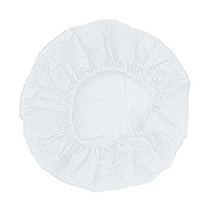 100Pcs White Non-Woven Sanitary Headphone Ear Cover, Disposable Super Stretch Covers Washable for Most On Ear Headphones with 10~12cm Earpads (XL - 13cm)