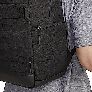 Hurley Mens Skateboard Backpack, Black, One Size