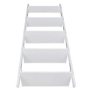 International Concepts 5 Tier Leaning Shelf, White