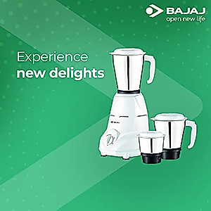 Bajaj Rex 500-Watt Mixer Grinder with 3 Jars