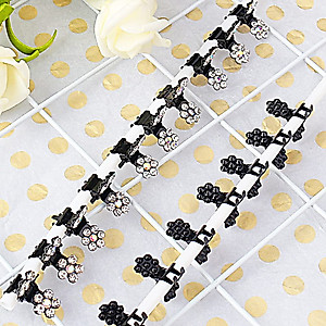 36 Pcs Mini Hair Clips, Small Shiny Crystal Hair Clips Glitter Rhinestone Hair Clip Stocking Stuffers for Women Girls Kids