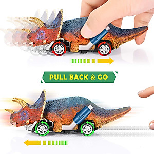 Stfitoh Toys Children 2 3 4 5 6 7 8 Years,Dinosaurs Toys Gift Child Toys for 2-6 Year Old Boys Cars Toys Gifts for Children Toys Children