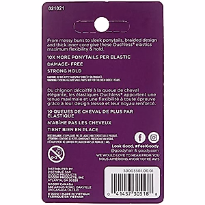 Goody Ouchless Braided Mini Elastics, 50 Count