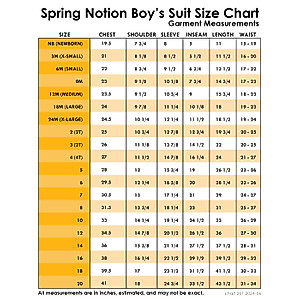 Spring Notion Baby Boys' Classic Fit Formal Black Dress Suit Set 6M (Small)