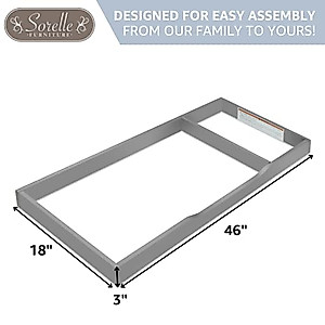 Sorelle Topper for Double Dresser