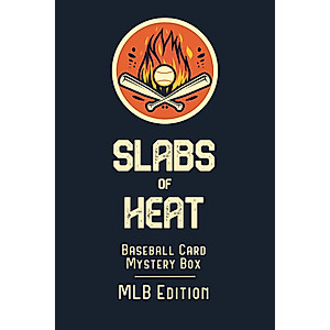 Three Graded Baseball Cards Gift Box: MLB Edition │Three Premium PSA/BGS Graded 10, 9.5 or 9 Cards │Potential Rookie Autographs & Numbered RC Refractors│Gift for Baseball Fans│by Slabs of Heat