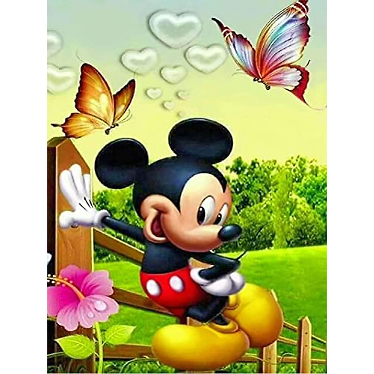 BOMUVI Paint by Number for Adults Beginner Paint by Numbers for Adults Disney Paint by Number Kits Acrylic Painting Paint by Number Kits on Canvas Paint by Number Adults 16x20 Inch