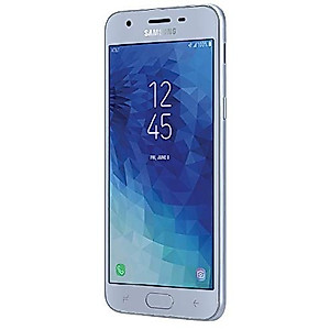 Samsung Galaxy J3 2018 (16GB) 5.0" HD Display, Android 8.0, Verizon Locked 4G LTE Smartphone SM-J337V (Silver) (Renewed)