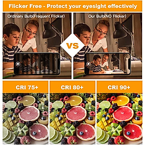 Sphoon Dimmable LED 3W Small Light Bulb, 25w Equivalent E26 Standard Screw Base, G40 Soft Warm White 2700K 260lm Frosted Lights Bulb for Bathroom, Bedroom, Table Lamp Bulb, Bedside Accent Pack of 6