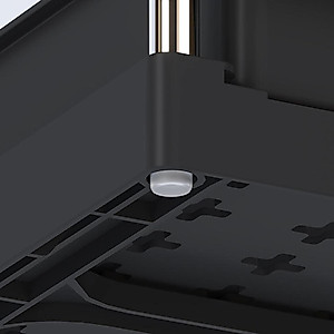 EZORG Under Sink Organizer Set of 2 Black for Storage - Kitchen, Pantry & Toilet with Movable Lower Rack for Easy Access