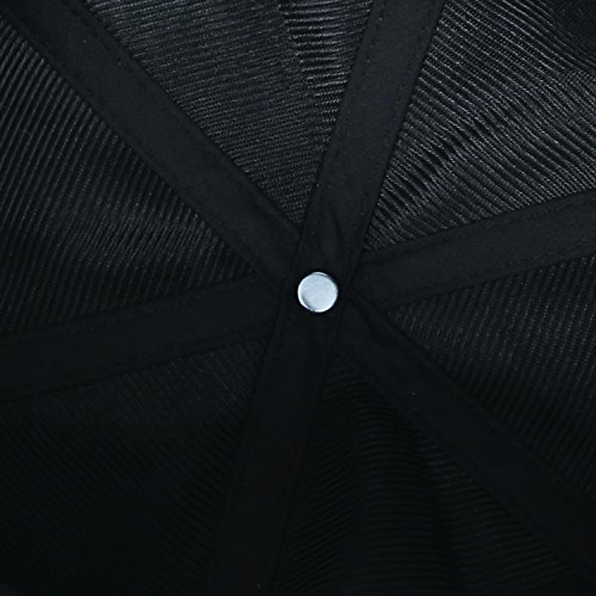 ililily Solid Color Cotton Short Beanie Strap Back Casual Cap Soft Hat (Medium, Black-Jersey)