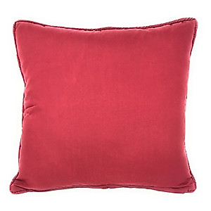 Tache Green Christmas Throw Pillow Cover Festive Holiday Hang My Stockings by The Fireplace Decorative Woven Tapestry Cushion Cover, 1 Piece 16 x 16