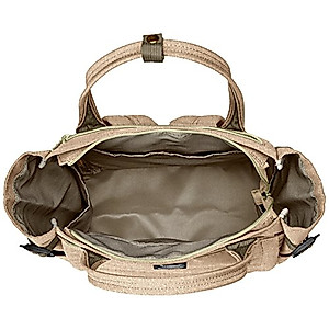 anello(アネロ) Women Regular 2-Way Tote Backpack, Biege