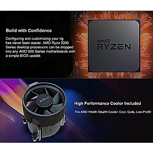 INLAND Performance 2TB NVMe PCIe Gen 4.0 M.2 2280 SSD + AMD Ryzen 5 5600X Desktop Processor 6-core Unlocked Bundle with MSI B550-A PRO AM4 DDR4 ATX Motherboard