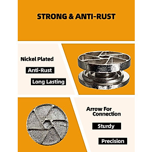 Replacement Heavy Duty Cam Wheel Locks Compatible with IKEA 114670 as Bed Frame Parts for MALM, BRIMNES, BIRKELAND & More (4, 35mm)