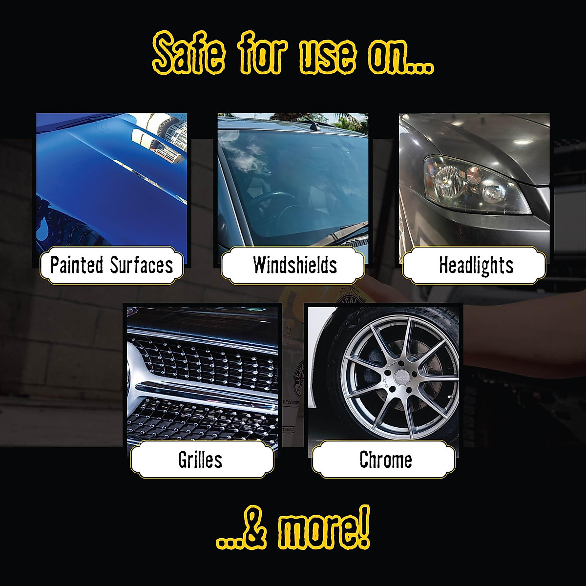 Chemical Guys CWS_104_16 Concentrated Bug and Tar Remover Car Wash Soap (Works with Foam Cannons, Foam Guns or Bucket Washes) Safe for Cars, Trucks, Motorcycles, RVs & More, 16 fl. Oz