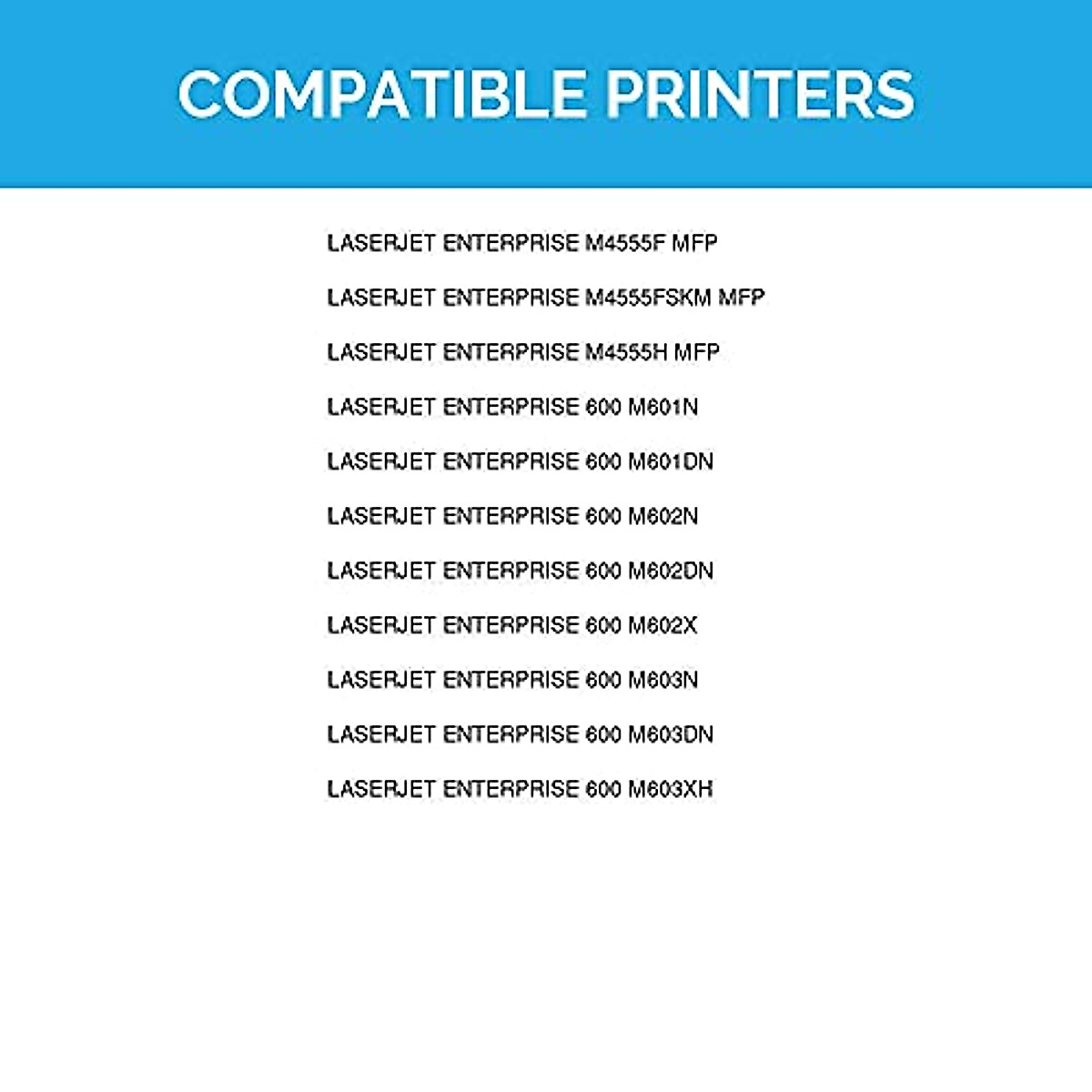 LD Products Compatible Toner Cartridge Replacement for HP 90A CE390A (Black, 4-Pack) Compatible with Laserjet Enterprise 600 M601dn, 600 M602dn, 600 M602n, 600 M603dn, 600 M603n, 600 M603xh, M4555f