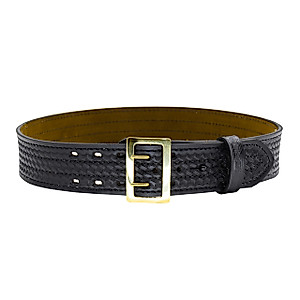 Safariland Sam Browne Buckled Belt 87-38-8B: 87 Sz38 Bsk Blk, Basket Weave, Black