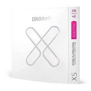 D'Addario Guitar Strings - XS Nickel Coated Electric Guitar Strings - XSE0942 - Maximum Life with Smooth Feel & Exceptional Tone - For 6 String Guitars - 09-42 Super Light