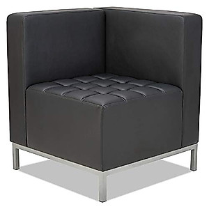 Alera ALEQB8016 Alera Qub Series Corner Sectional, 26 3/8 X 26 3/8 X 30 1/2, Black