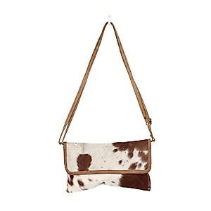 Myra S1365 Marvel Hair On Small and Crossbody Bag, Brown,