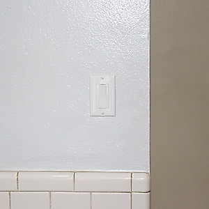 Super Bright LEDs Rocker Switch, 1-Way/Single Pole Dimmer Switch 150-Watt Max LED Compatible On/Off Light Switch, Energy Saving, UL Listed, White