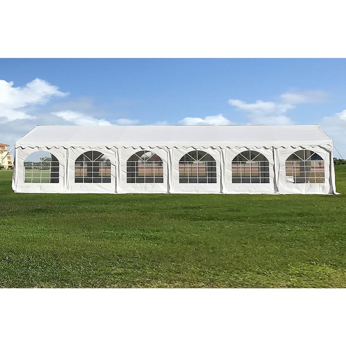 DELTA 40'x20' Budget PVC Party Tent,Tents for Parties, Carpas para Fiestas,Large Wedding Tent,Outdoor Event Canopy,with Waterproof Top Cover,Removable Window Walls,Commercial/Residential Use