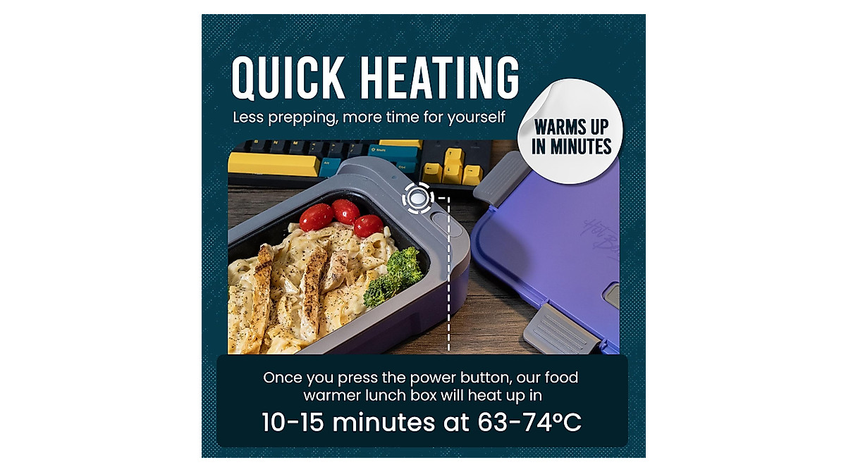 Hot Bento: Self-Heated Lunch Box | Portable Hot Meals