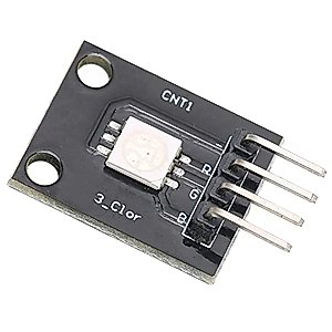 PWM RGB SMD LED Board Module 3 Colour Light ABS Low Power Consumption PWM Modulator DIY Electronic Kit PCB 5V KY 009