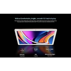 JUSYEA 2023 Android 12 J10 Tablet : 10 Inch Tablets 4GB RAM, 64GB+128GB ROM, Octa-core processors-8000mAh Battery, 5G+2.4G Wi-Fi, Bluetooth 5.0, with Mouse丨 Keyboard and More - Gold