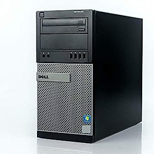 Dell Optiplex Desktop Computer Tower PC, Intel Core i5 3.10GHz, 16GB RAM, 128GB SSD + 500GB HDD, Windows 10, Nvidia GT730 Graphics Card, BTO Keyboard & Mouse, HDMI, BTO Wi-Fi (Renewed)